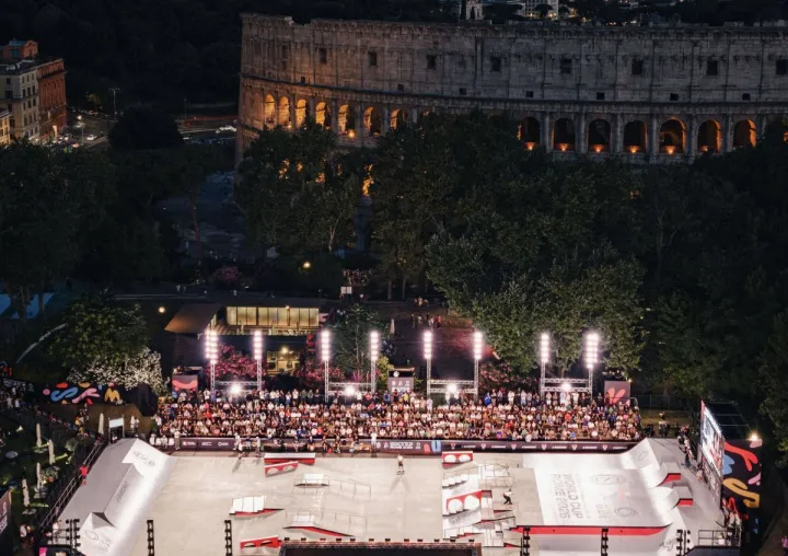 Roma capitale dello skateboarding, spettacolo e trick a Colle Oppio e ...